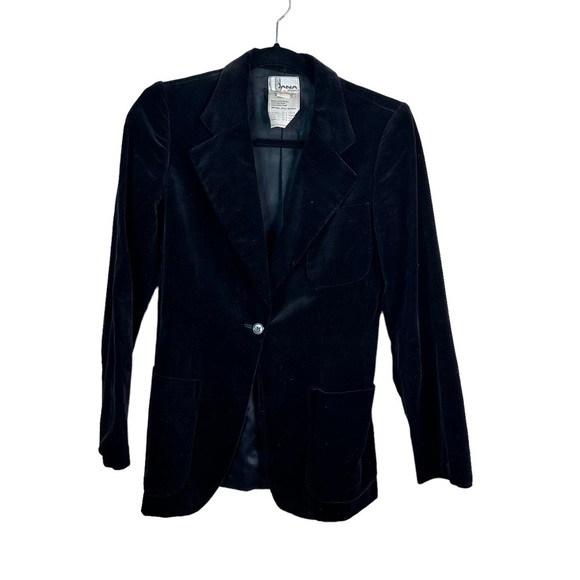 Jackets & Coats | Vintage Velvet French Blazer Size 38 | Poshmark